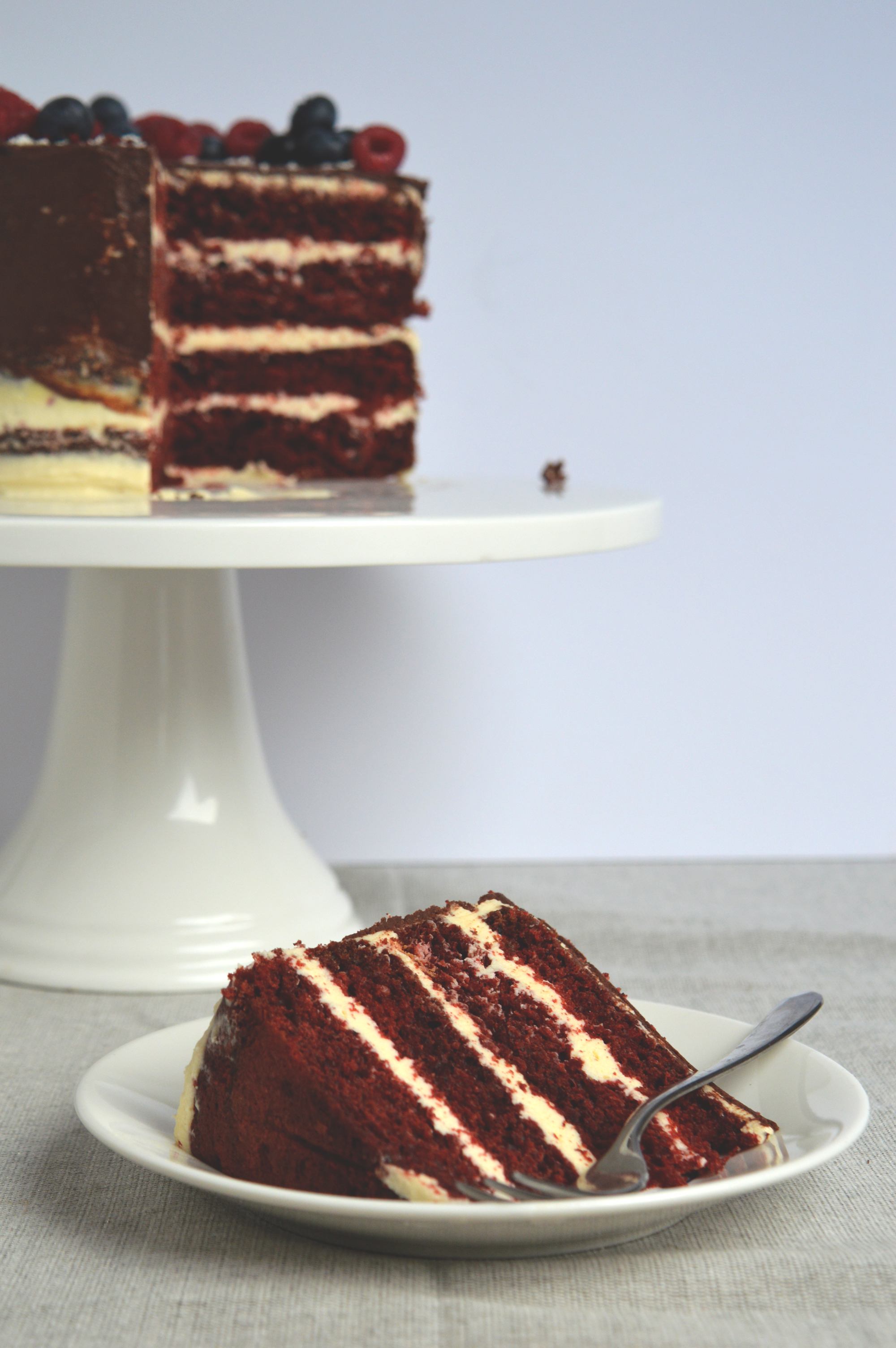 Happy Birthday Me: Red Velvet Cake with Vanilla German Buttercream ...